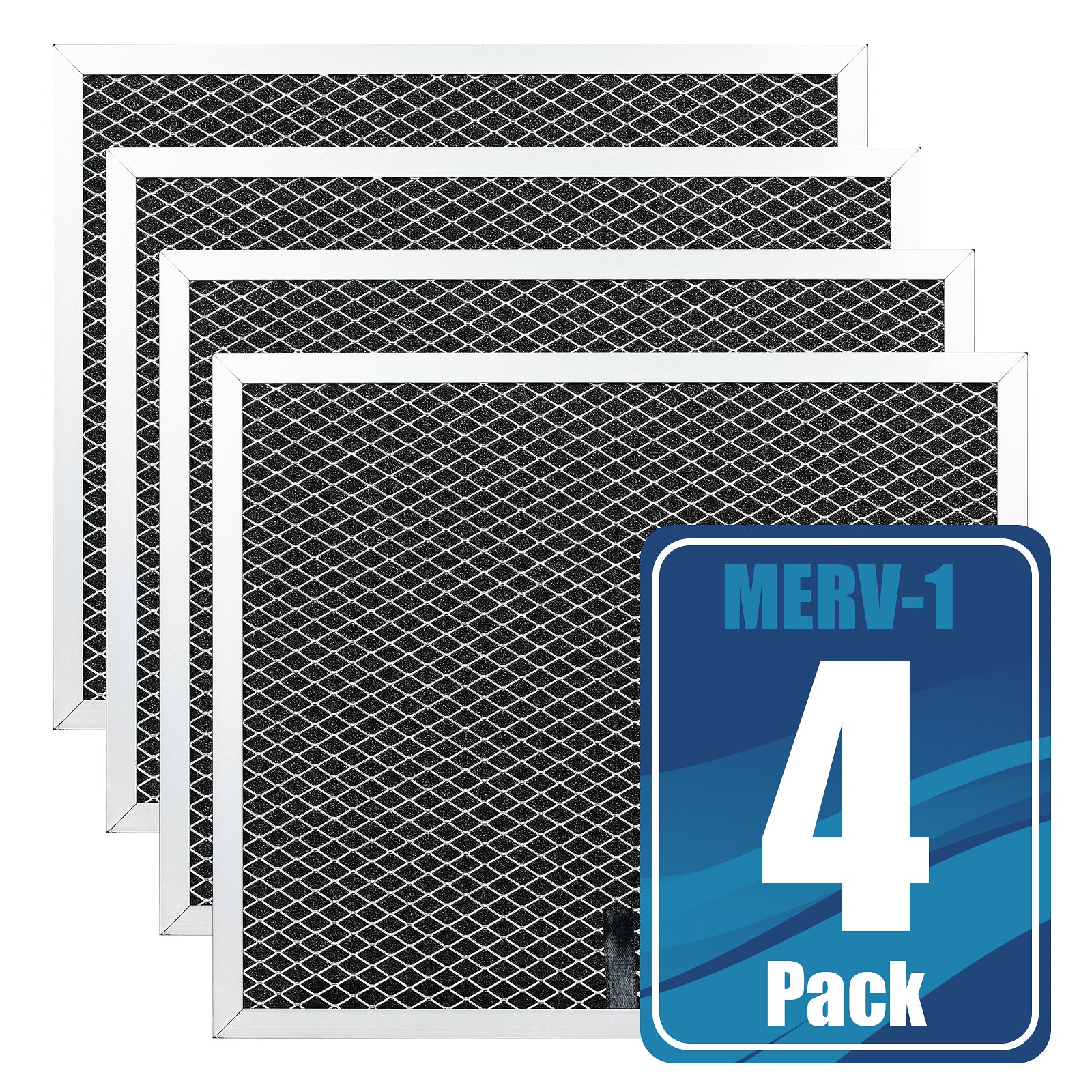 Argendon MERV-1 Filter Replacement 4 Pack (Set for Crawl Space & Basem